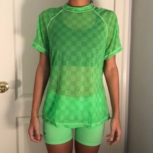 Speedo | Other | Speedo Authentic Vintage Neon Green Workout Set | Poshmark